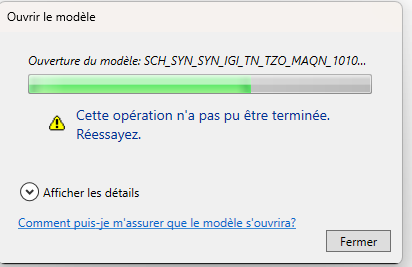 "Failed to open document" when opening a Revit cloud model from the Open dialog box in Desktop ...