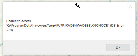 Error #:-930 and Error#:93312 Unexpected Parameter in InfoWater Pro