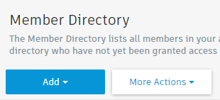 "More actions" button for Account Admin in the Members tab is missing in BIM 360