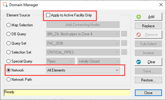 How to edit inactive elements with the DB Editor in InfoWater Pro