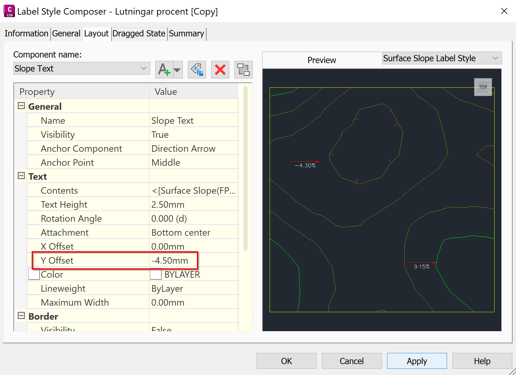 Flip Labels Not Possible For Some Object Labels In Civil 3d