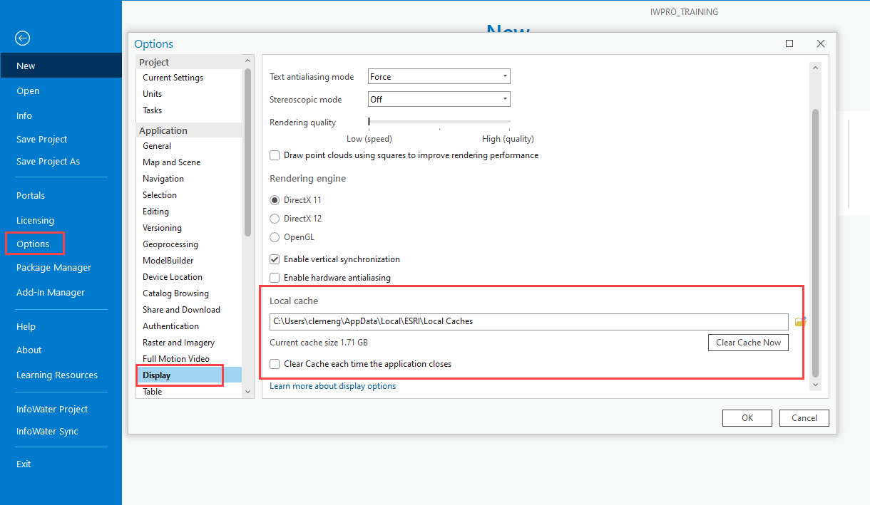 Domain or Facility selections not showing up until you change zoom in ...