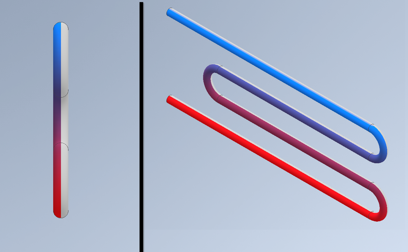 How to apply a gradient color appearance to an Inventor model
