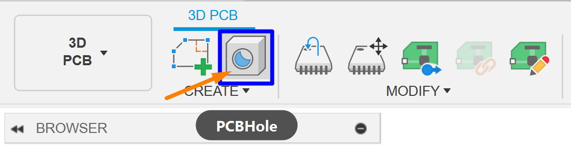 3D PCB にカットアウトを追加して Fusion で 2D PCB にプッシュする方法