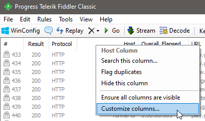 How to use Fiddler to troubleshoot Vault client connectivity issues.