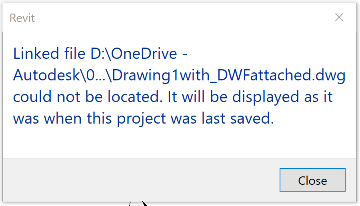 "Elemente gehen beim Import verloren" beim Verknüpfen einer DWG-Datei mit einer verschachtelten ...