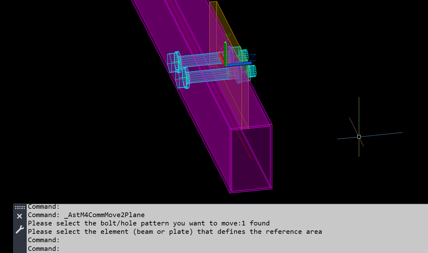 Bolts do not go through full Rectangular section to connect all ...