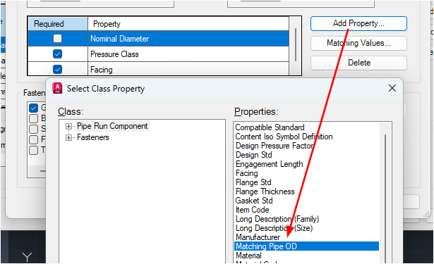 How to connect different nominal diameter pipes to each other in AutoCAD Plant 3D