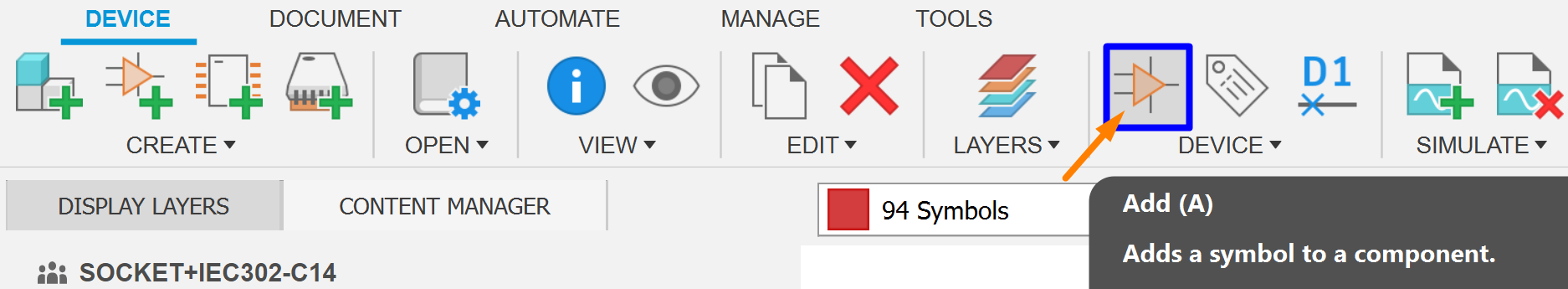 Inserting a symbol for a connector into Fusion schematics fails