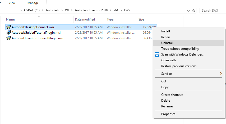 Empty tutorial and learning path window in Inventor