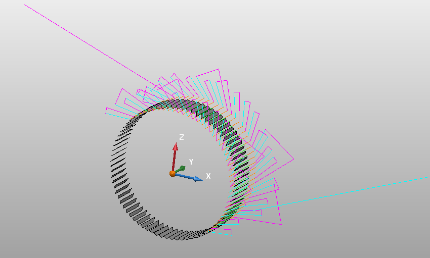 How to copy/rotate a swarf toolpath around an axis in PowerMill