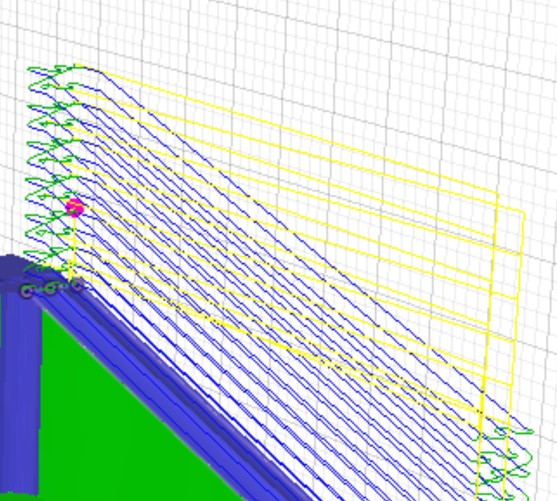 How to reduce air movements when machining a wedge in Autodesk Fusion