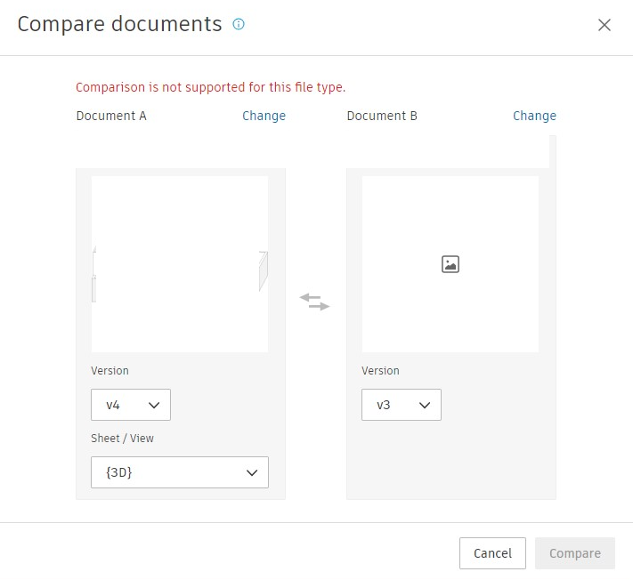 无法在 Acc Docs 中查看、比较或下载旧版本的 Revit Cloud 工作共享模型 