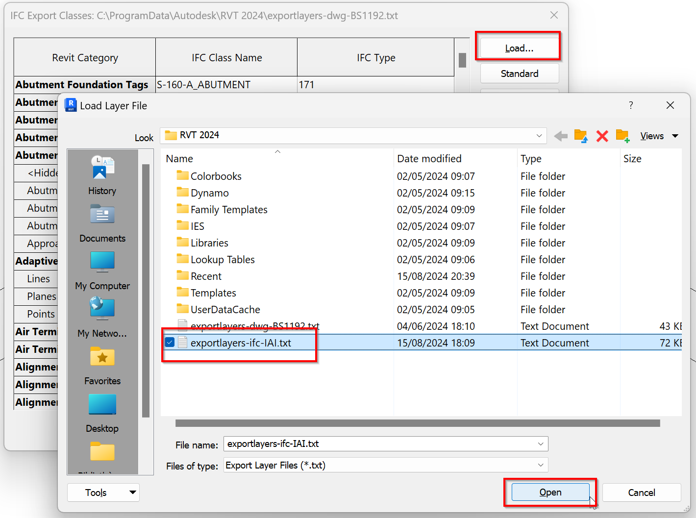 从 Revit 项目导出时，IFC 文件太小且不包含任何对象