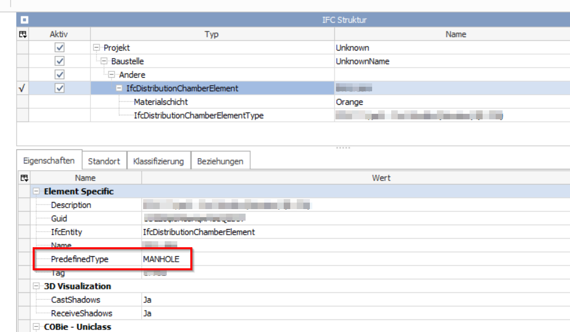 在 IFC 4x3 Extension for Civil 3D 中导出预定义类型