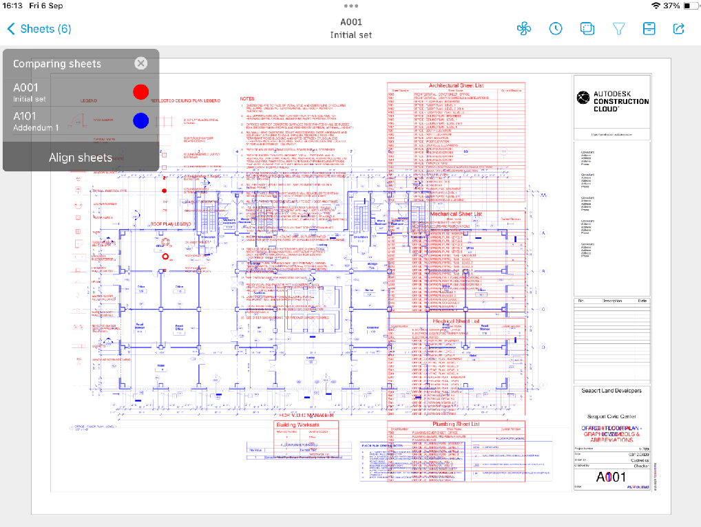 如何使用适用于 iOS 的 ACC 应用程序中的比较功能？