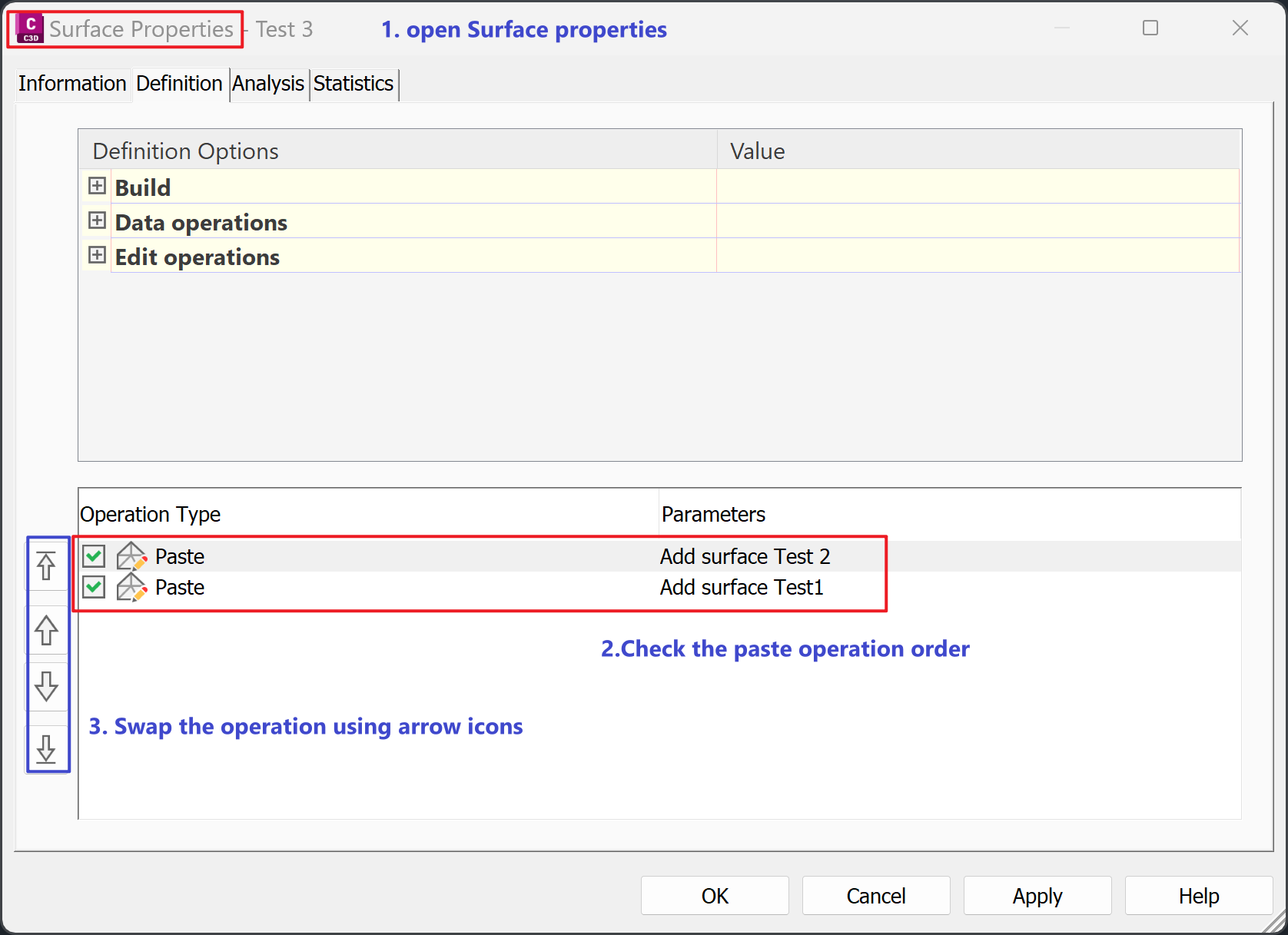 Design surface not resulting as expected after pasting multiple ...