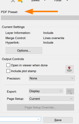 PDF export doesn't work in DWG True View