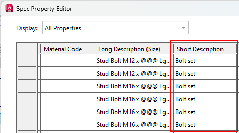 Wafer flanged joint adds two bolts sets instead of one in AutoCAD Plant 3D