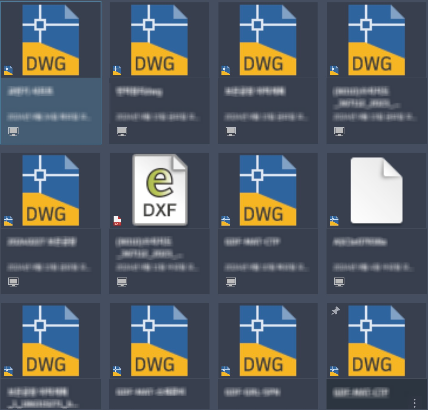 DWG thumbnail preview images do not display in AutoCAD for Mac