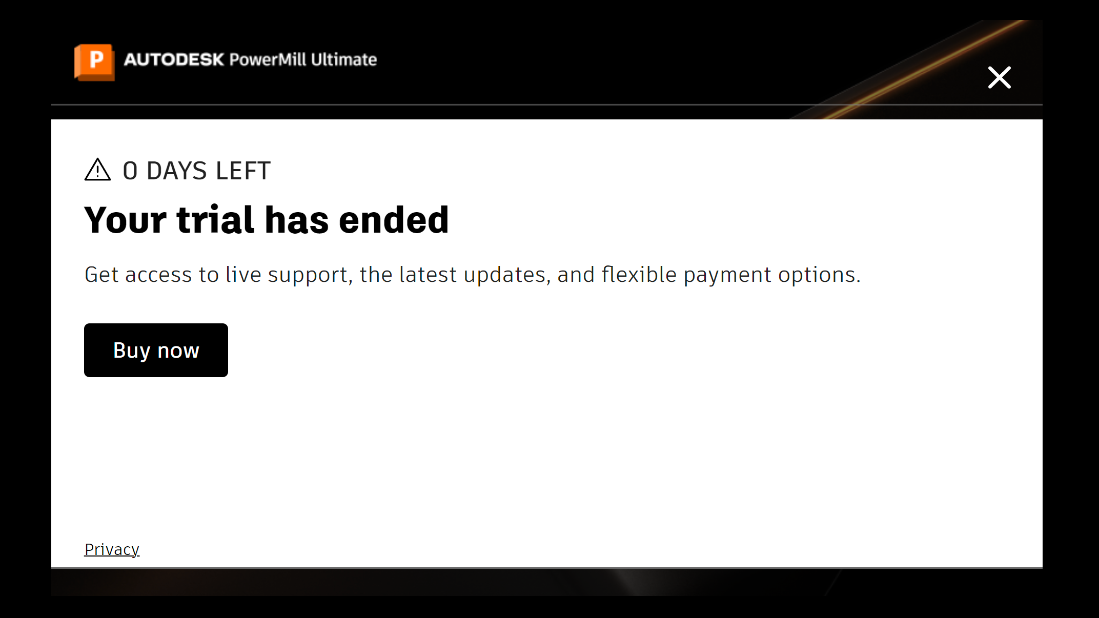 "Your trial has ended. 0 days left of trial" when launching an Autodesk ...
