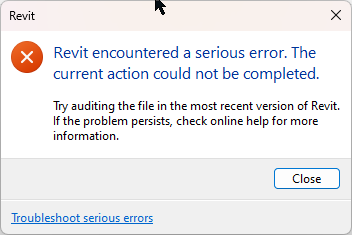 Unable to open cloud model in Revit