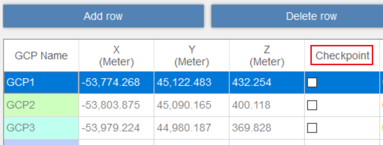 ReCap Photo で GCP をマークする際の [ Checkpoint ] について