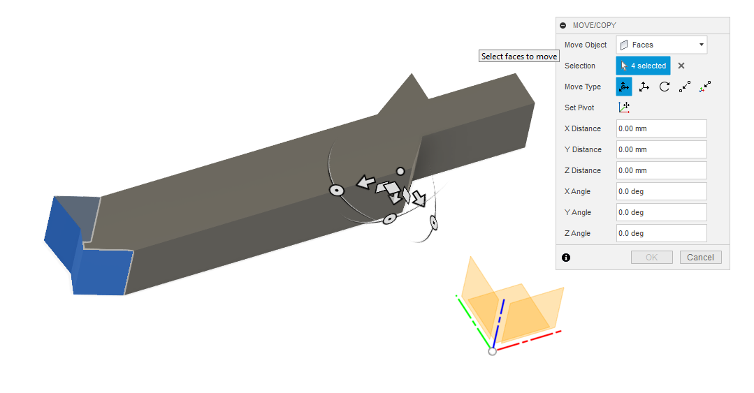 How to extend a Fusion model from the middle