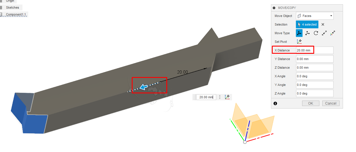How to extend a Fusion model from the middle