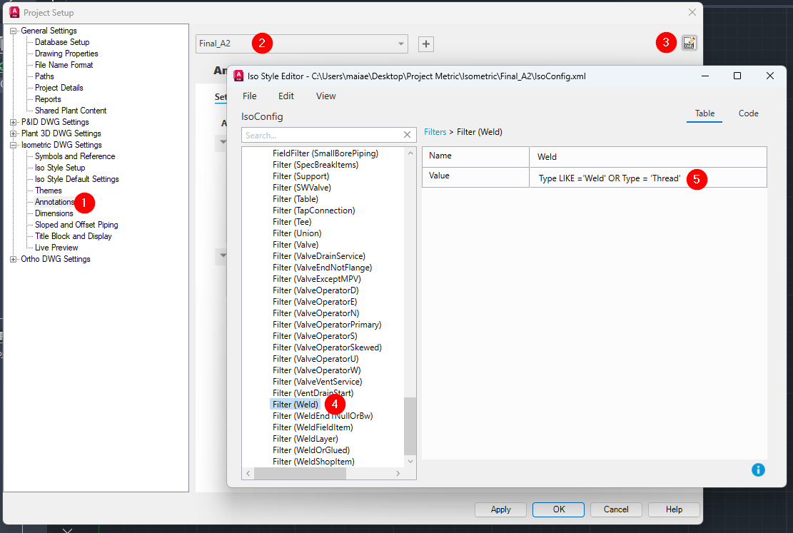 How to show other joints along with weld joints on the Weld List in ...