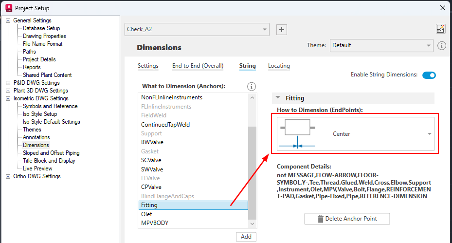 Iso message is always dimensioned in isometric drawing even after ...