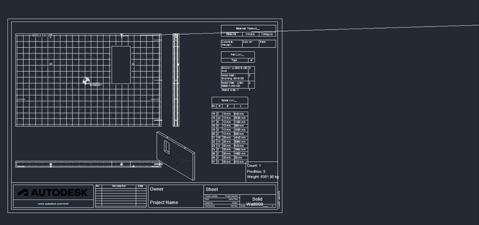 Precast shop drawings show tag far away from lifter in Revit