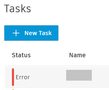 Validation Tool task stopped working and shows an error