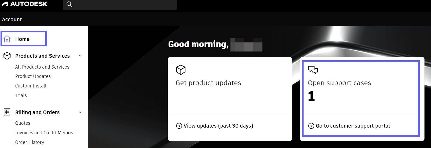 How to find my support cases with Autodesk Technical Support