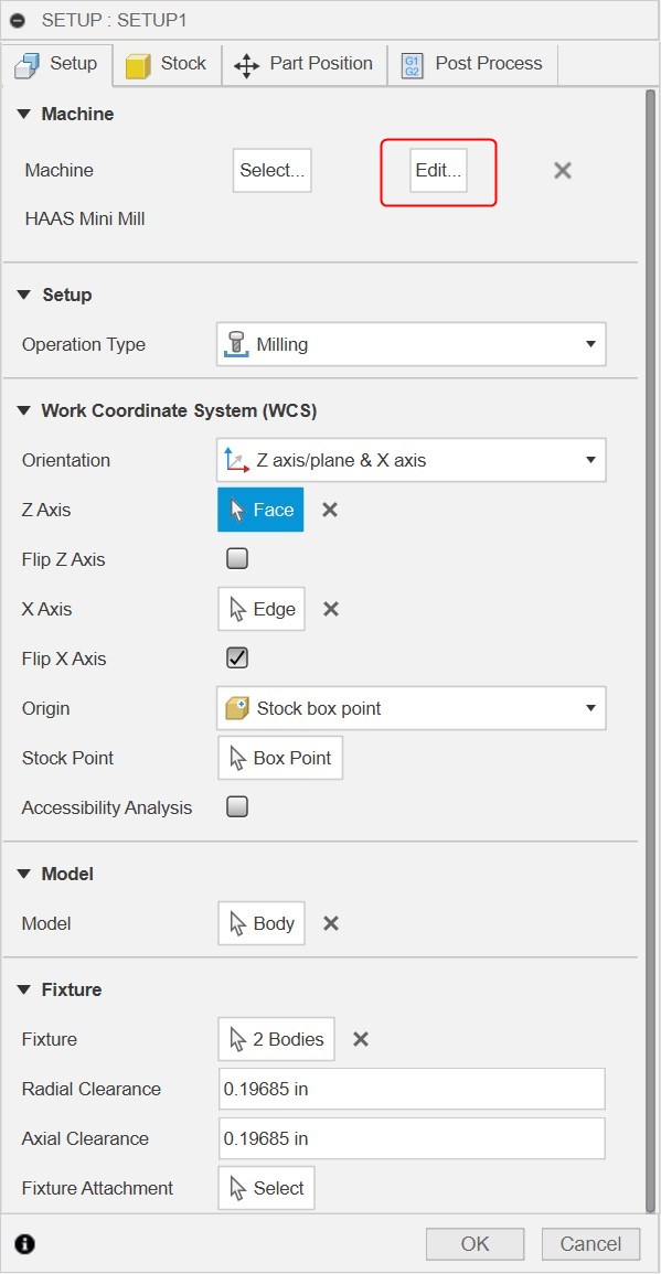 Nothing happens when trying to post an NC program in Fusion Manufacture