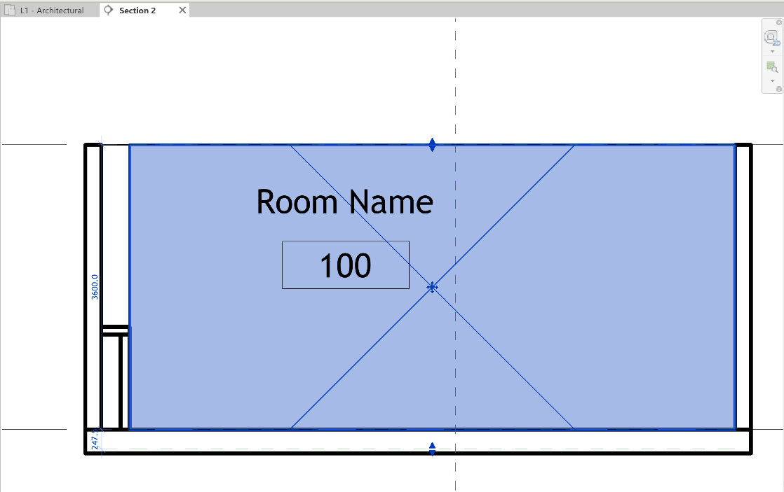 Inaccurate room volume recognition when half-room-high facing panels ...