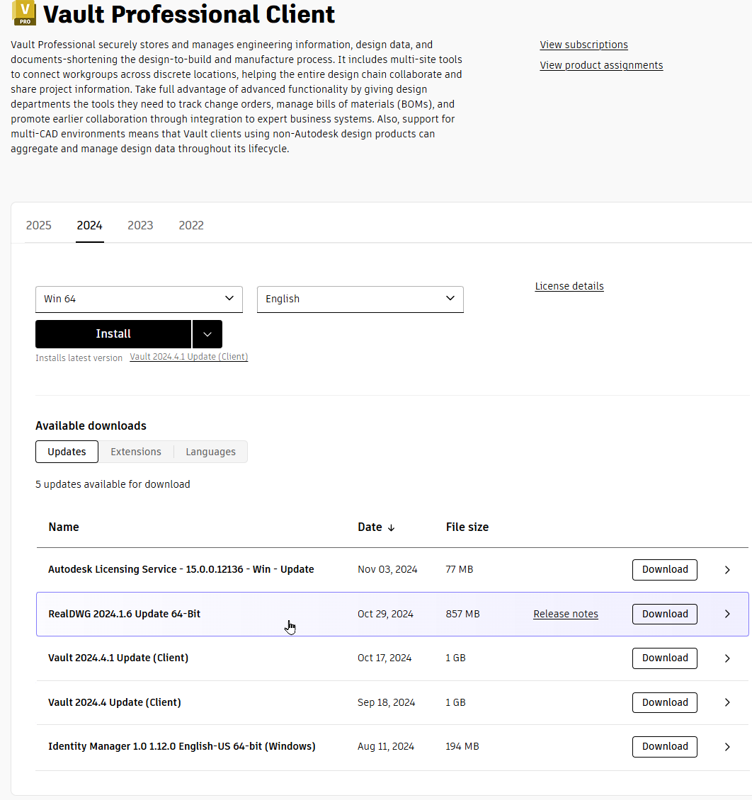 Renaming AutoCAD Electrical DWG files triggers Vault to crash