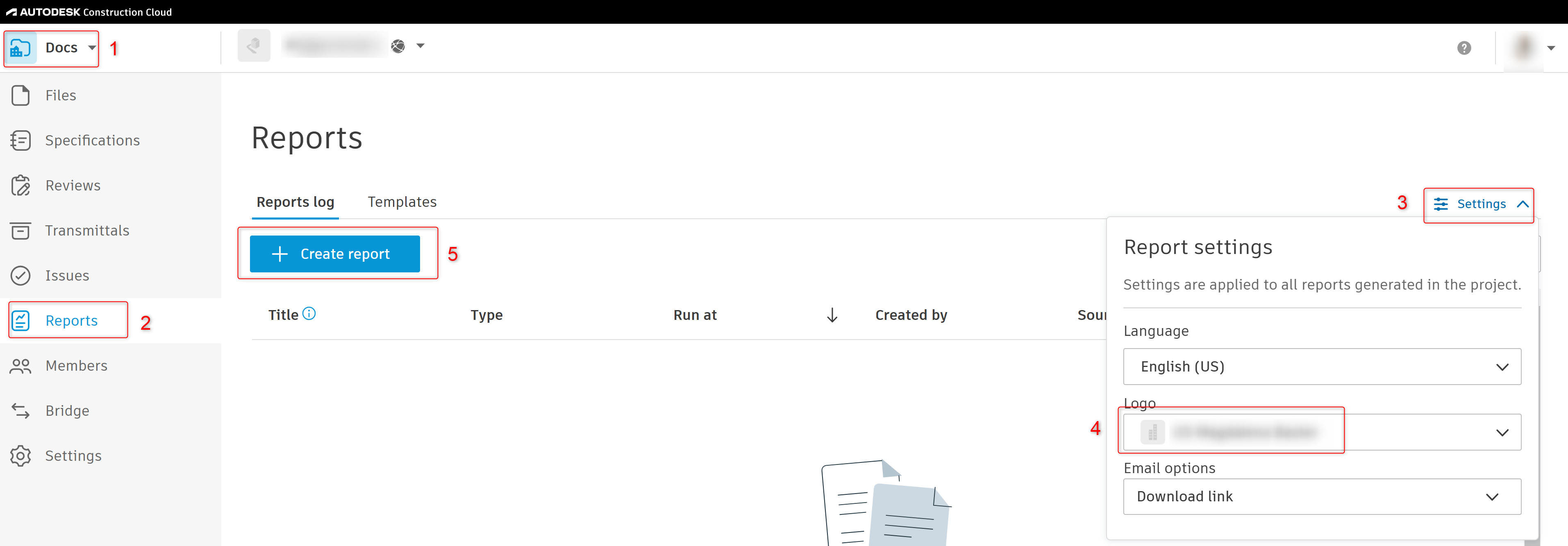 Is it possible to export a PDF Report with a logo on each page from ACC ...