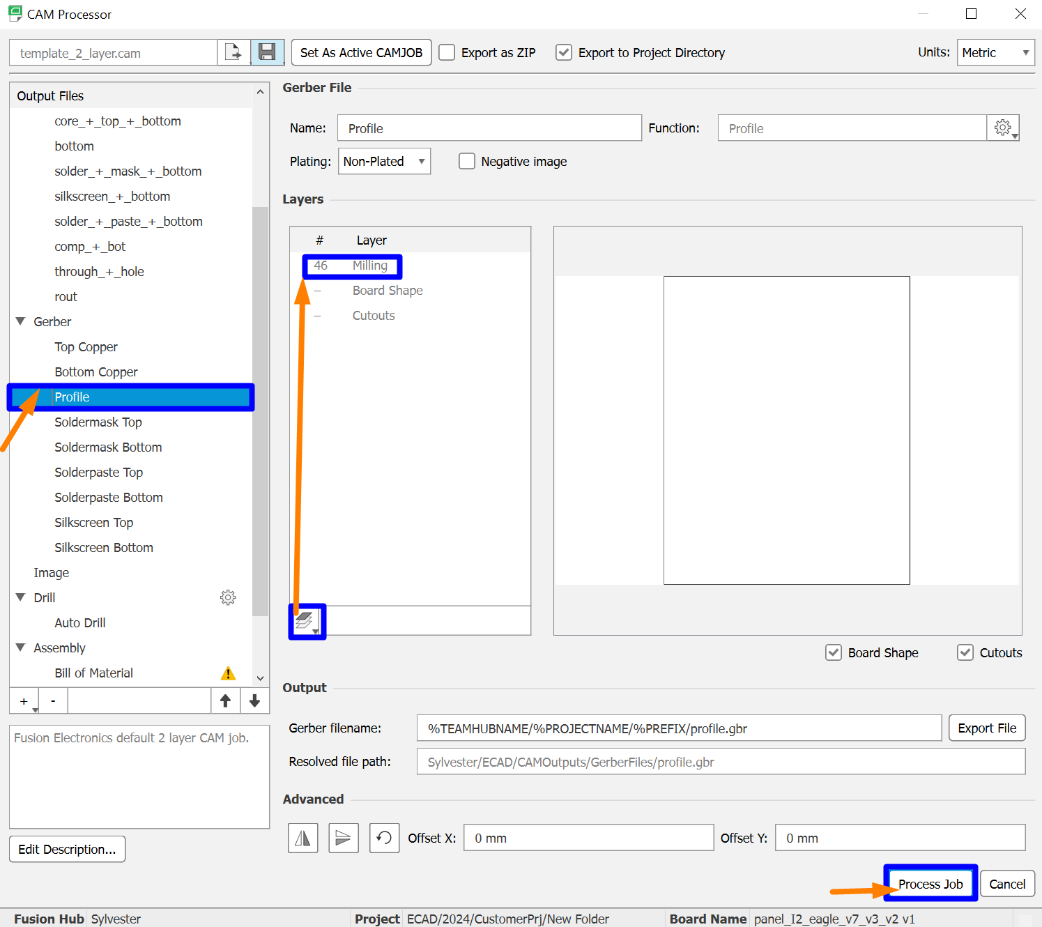 Panelized EAGLE PCB shows incorrect copper pour in Fusion PCB and CAM ...