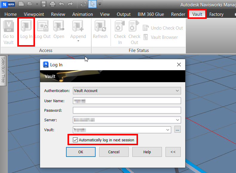 Inventor Factory assets are invisible when opening the layout in Navisworks