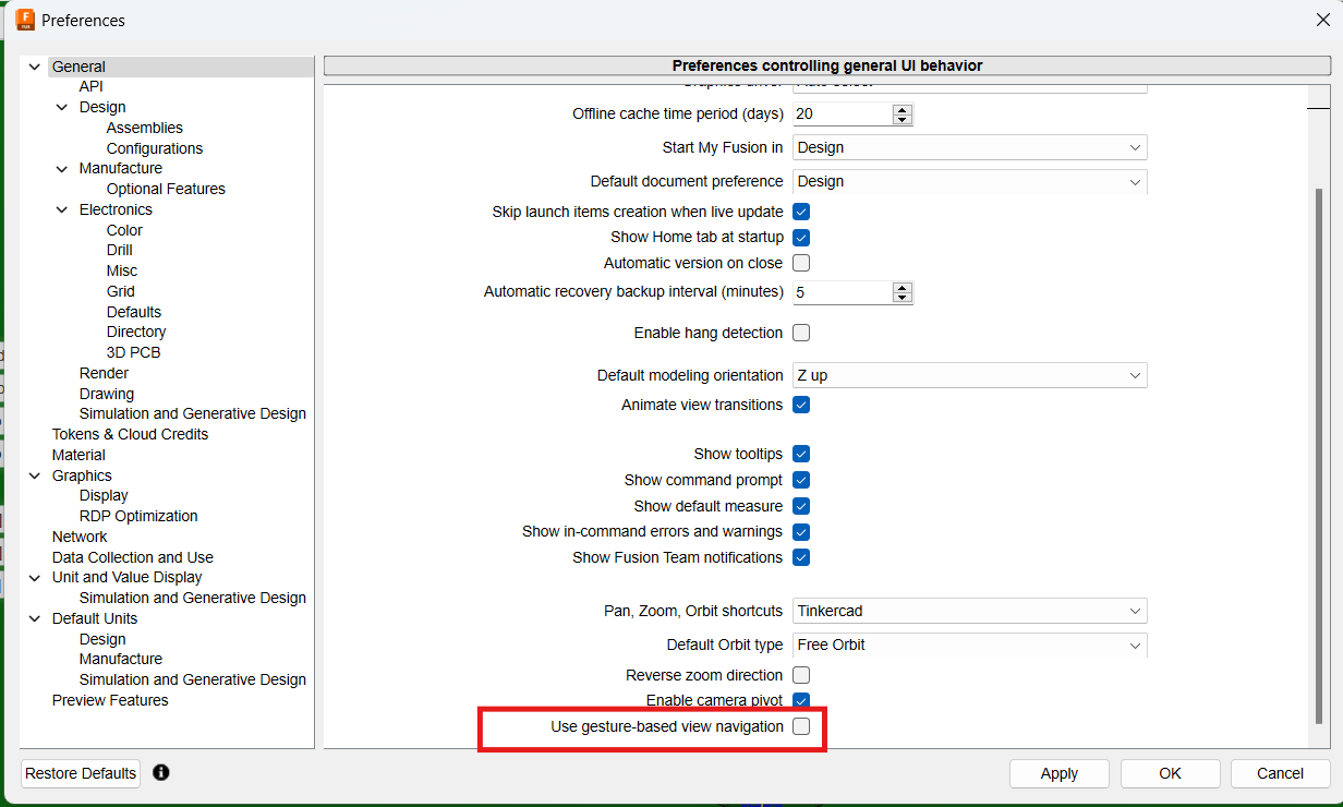 Fusion Help | Unable to use the mouse scroll wheel to zoom in Fusion | Autodesk