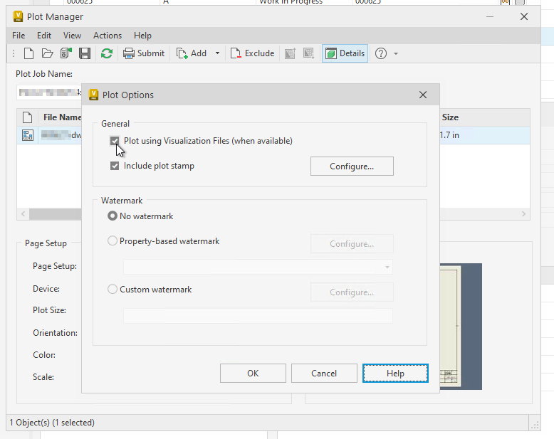"Could not process file..." when using Batch Plot from Vault