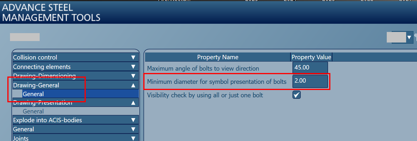 Bolt symbols appear too large in detail drawings and don't match bolt ...