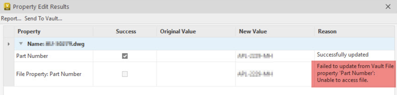 "Unable to Access File" when editing properties in Vault client