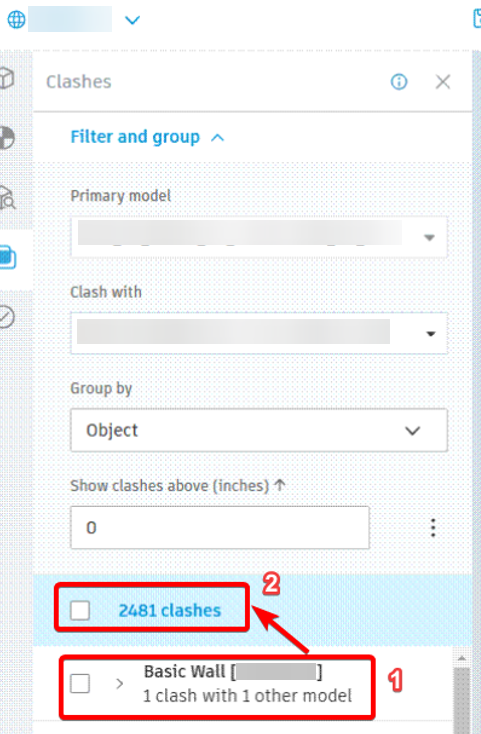 The Model Displays Without Highlighting The Detected Clashes When Enabling Clash Detection For