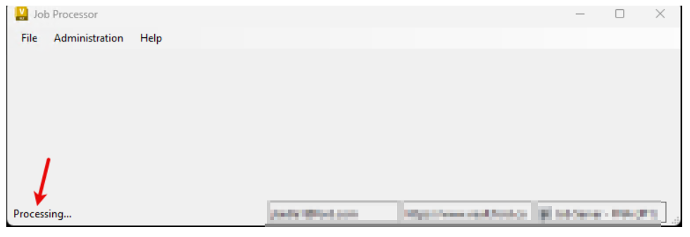 Vault Job Processor stuck in Processing state during DWF publish