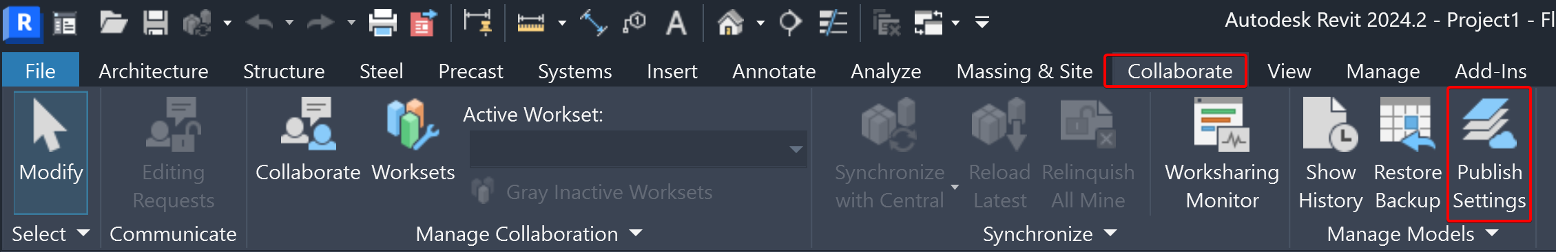 How to select which views to publish from Revit to ACC