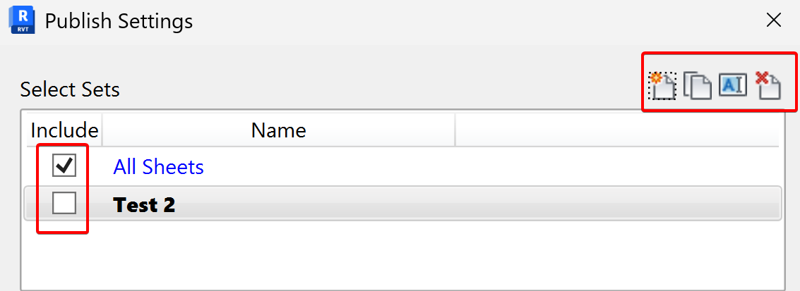 How to manage sets for publishing views on Revit to ACC