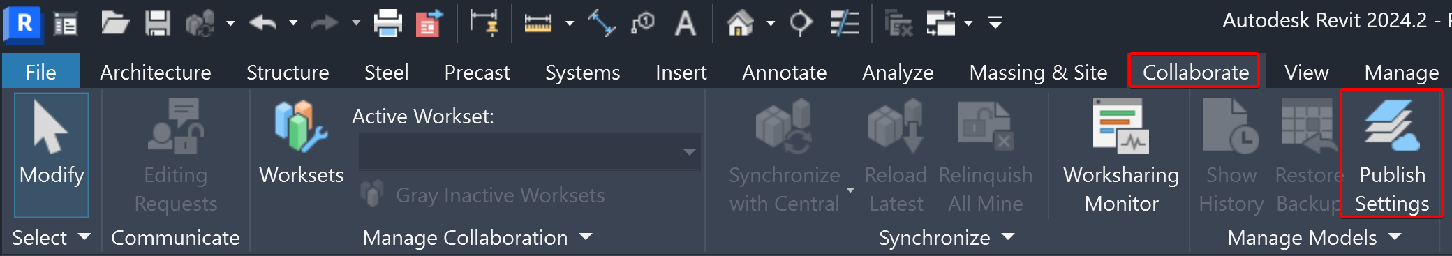 如何在 ACC 上发布 Revit 云模型