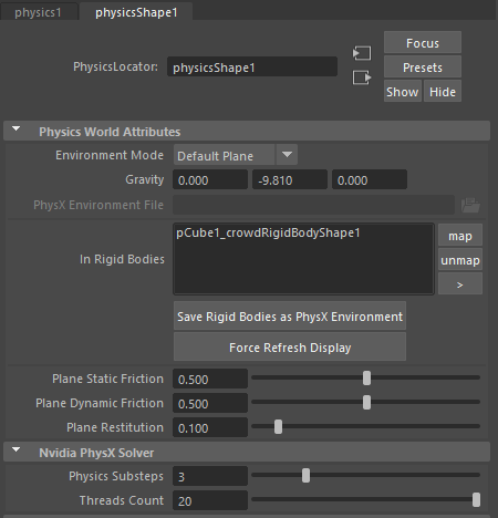 Getting better collisions with rigid bodies and environment in Golaem